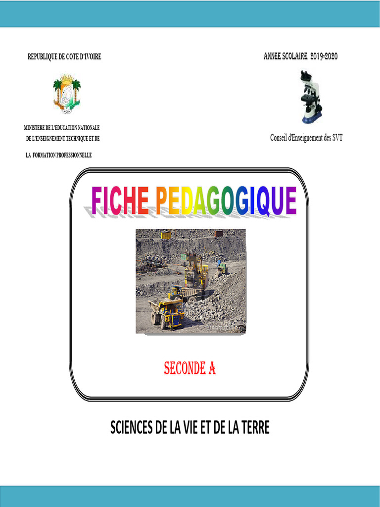 Cours SVT 2nde A | PDF