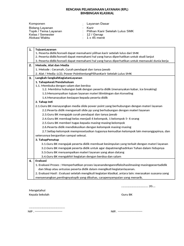 1.-rpl Kelas 12-Pilihan-Karir-Setelah-Lulus-Sma-Ma-Genap-Www - Kherysuryawan.id | PDF