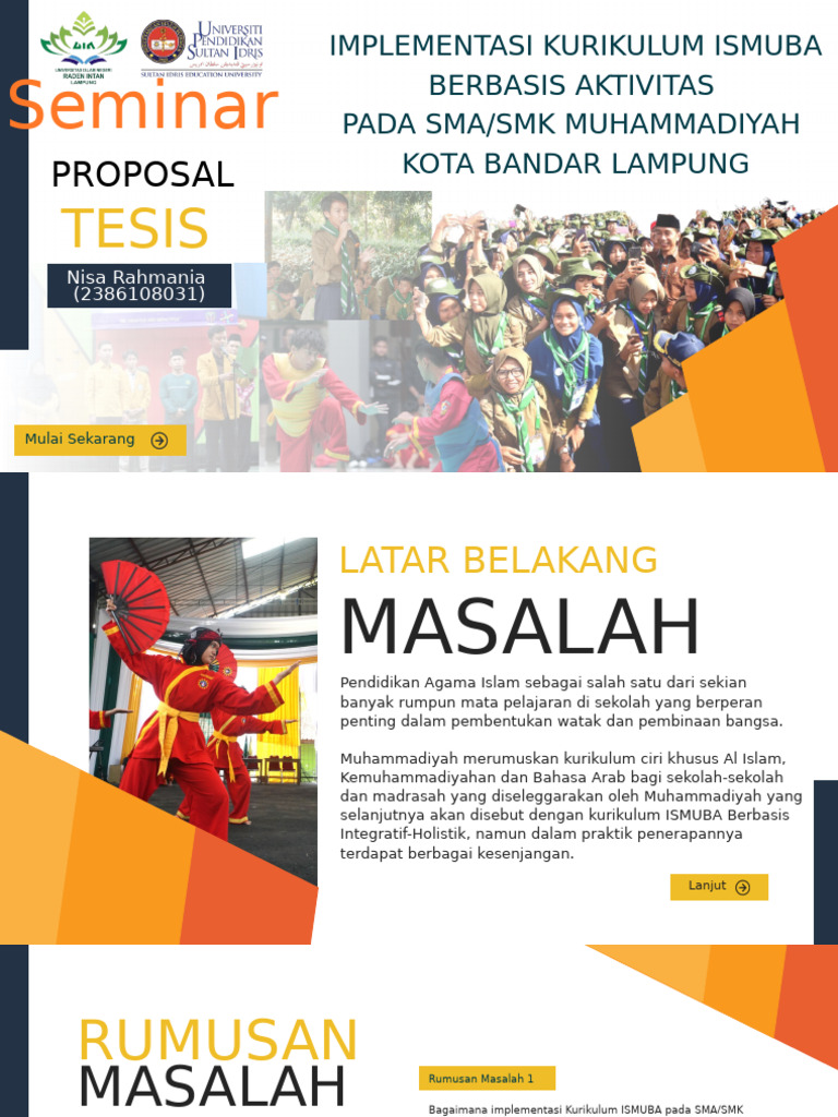 Ppt Proposal-nisa Rahmania | PDF