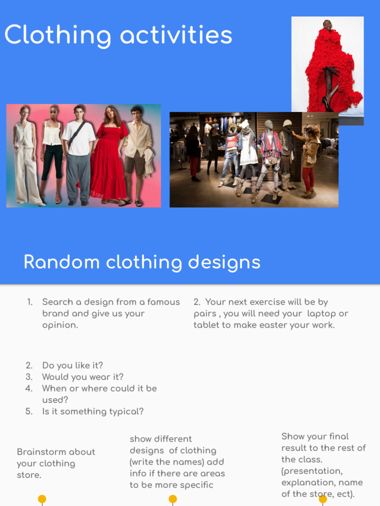Clothing Activities | PDF