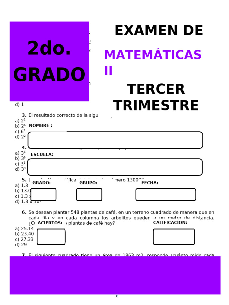 Examen T3 M2 | PDF