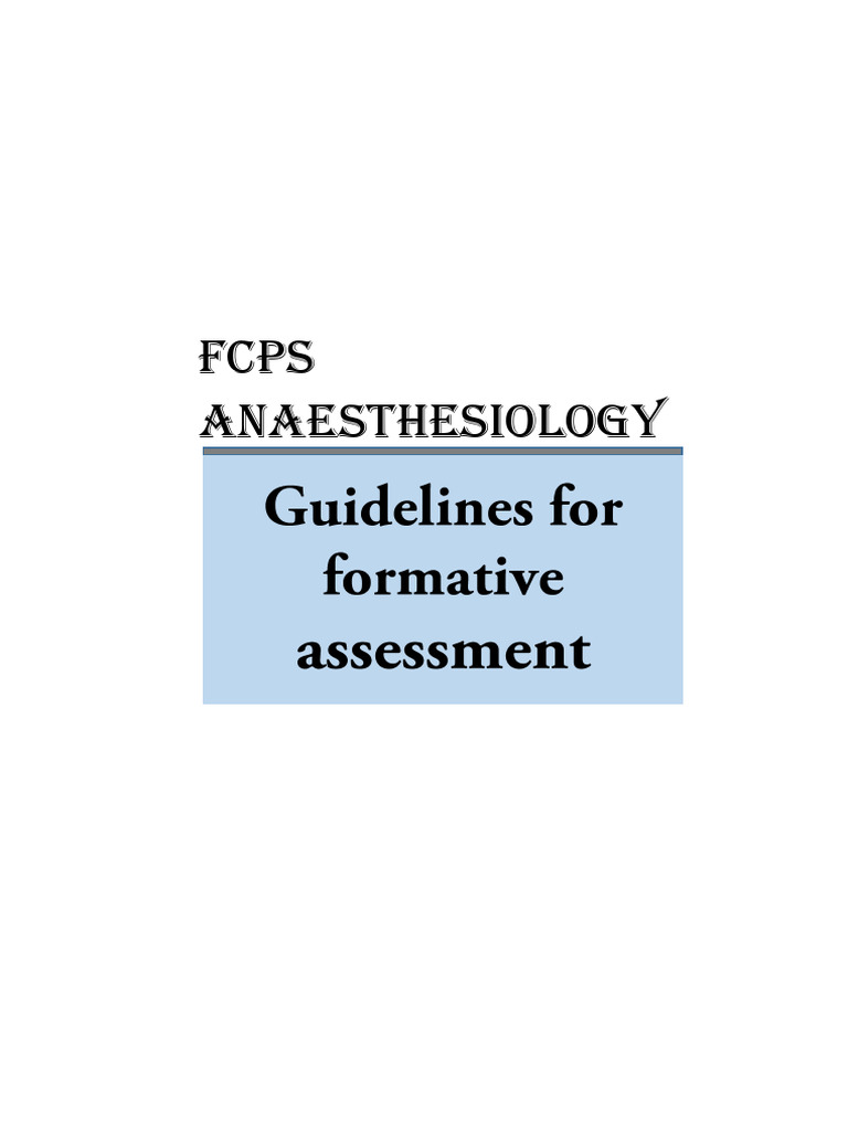 4b - FNLZD Guidelines 4 Mini-CEX & DOPS (FCPS ANS) - PRPRD As PR Topics ...