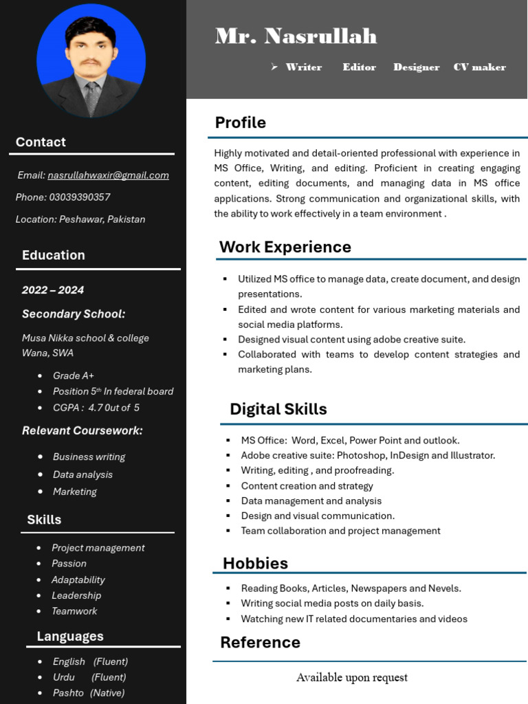 Mr. Narullah Resume | PDF