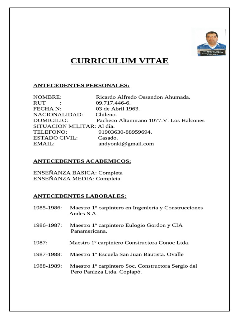 cv papi | PDF
