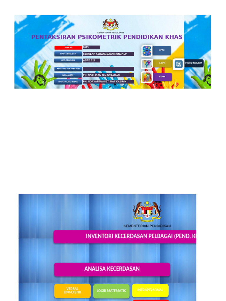 Pelaporan Ippk KPM 2023 | PDF