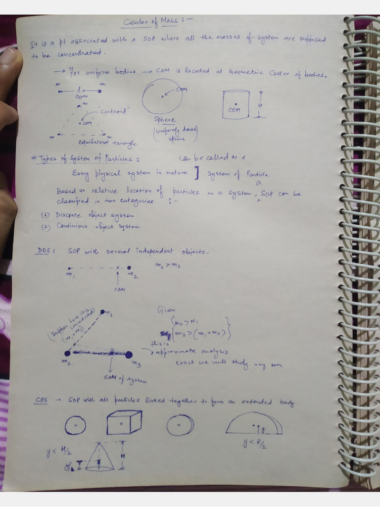 Center of Mass | PDF