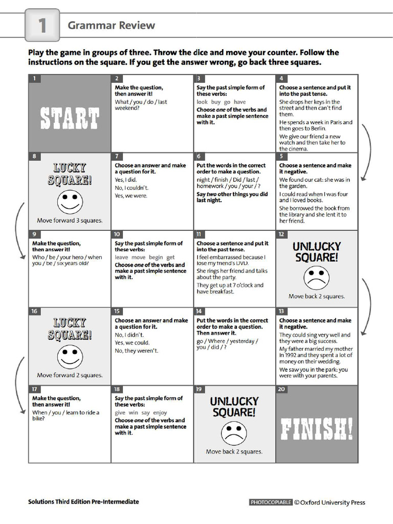 Grammar Review | PDF