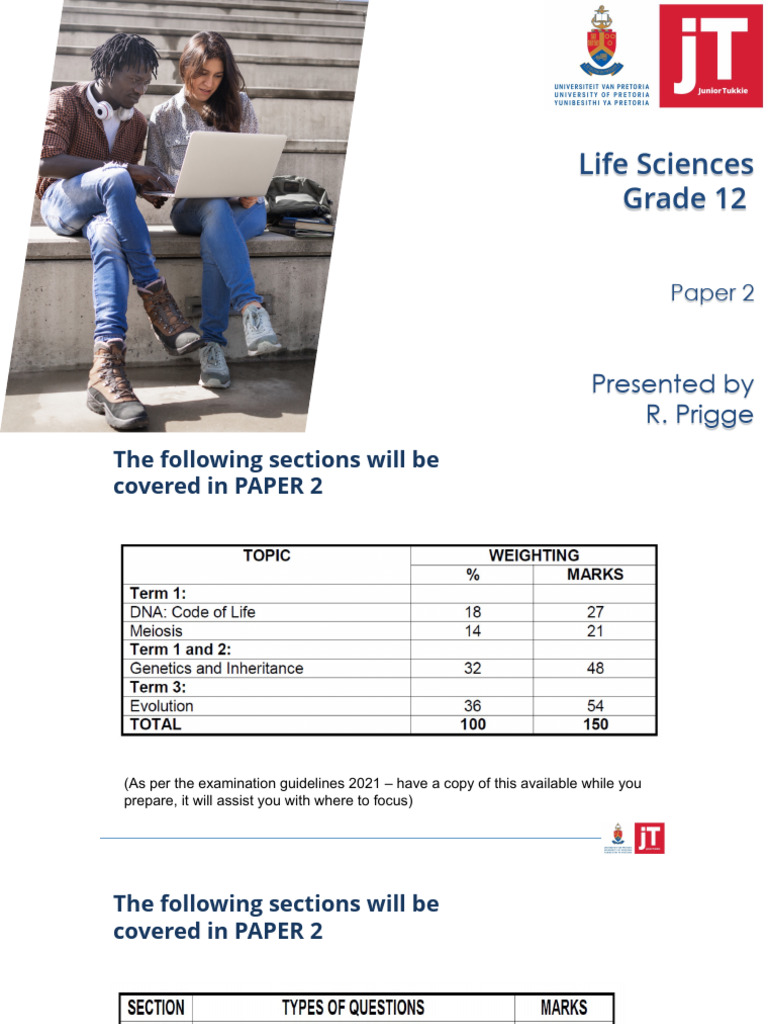 Life Sciences Paper 2 Summer School Exam Preparation | PDF