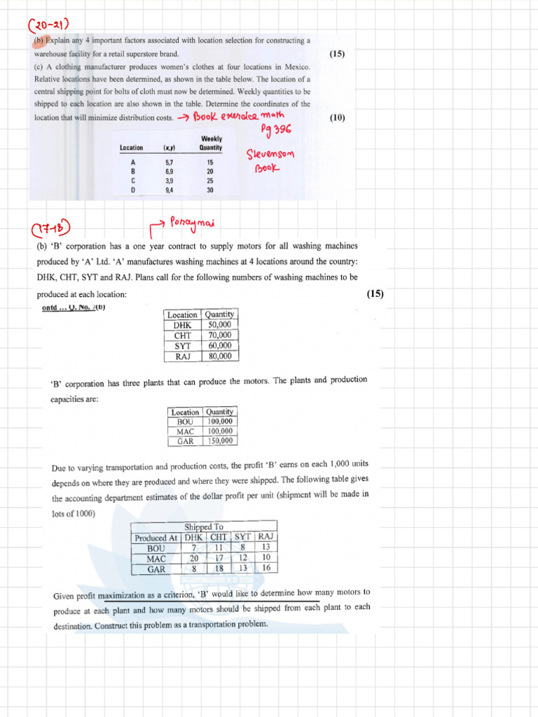 Facility Location Term | PDF | Matrix Theory