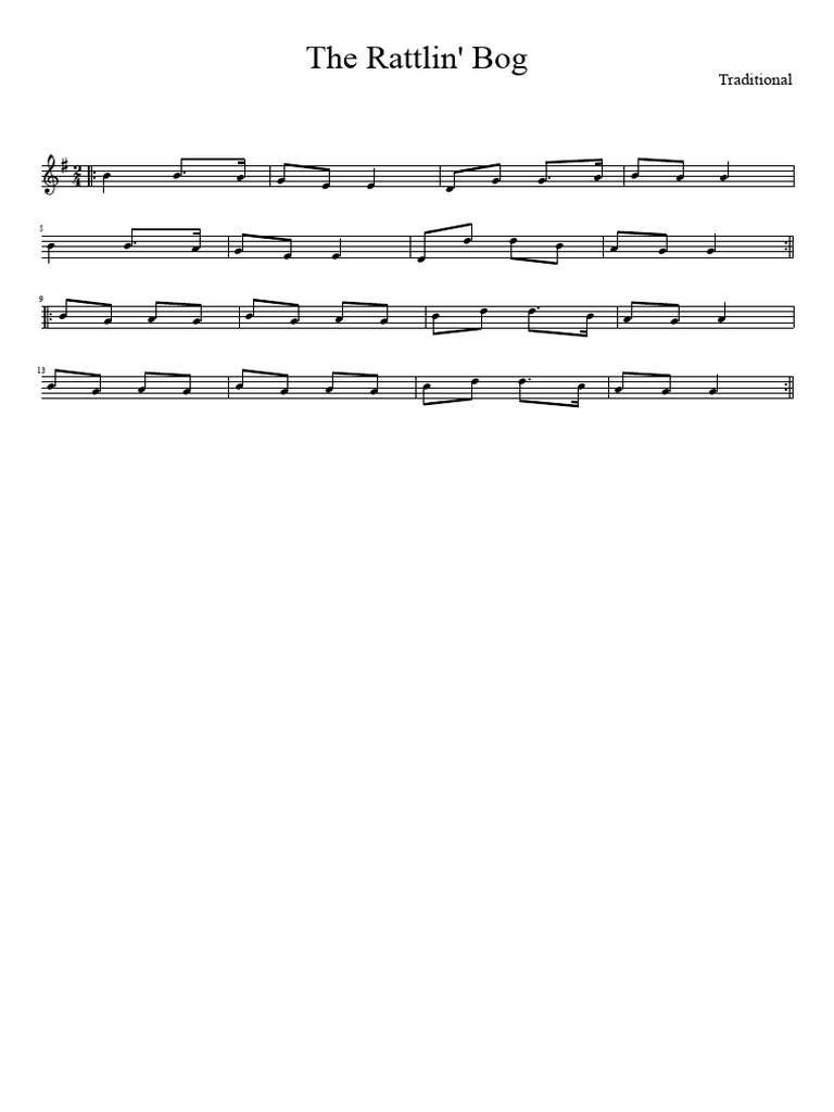 The Rattlin Bog WhistleB | PDF