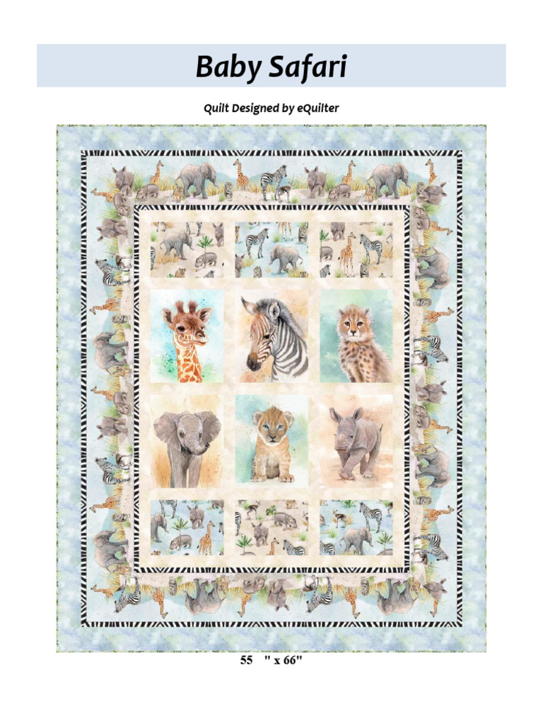 Baby Safari Pattern | PDF
