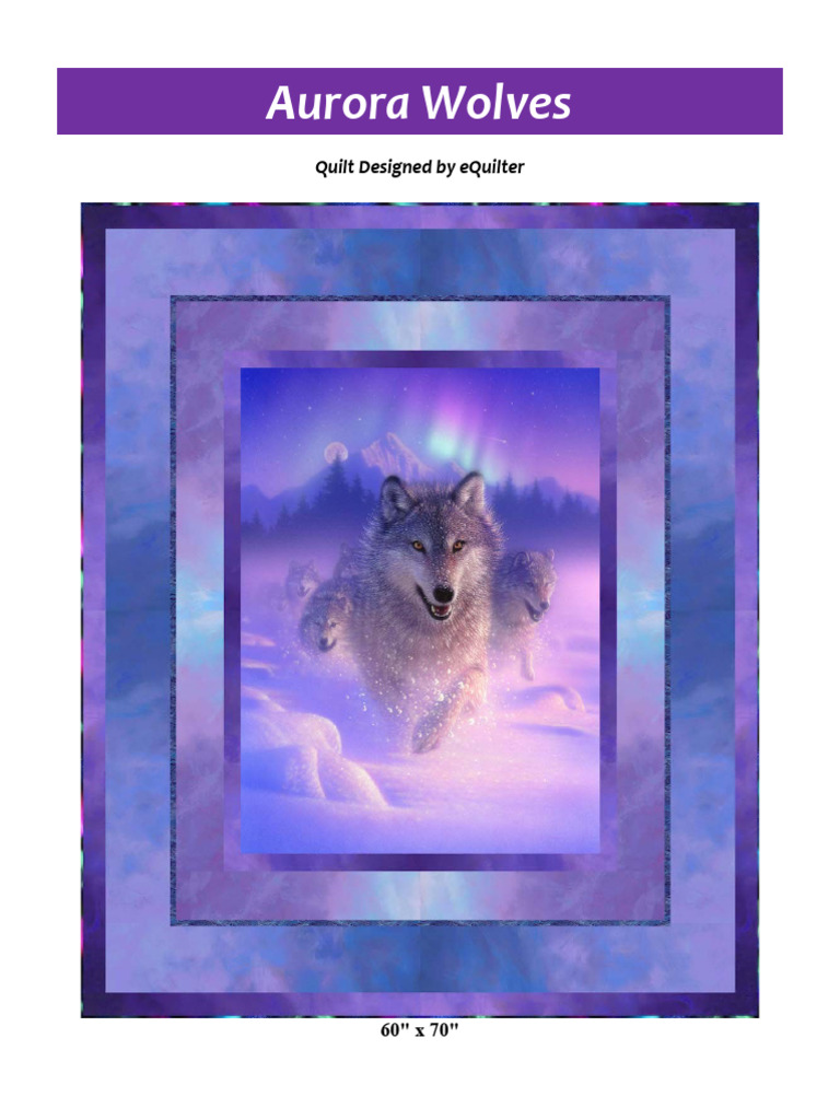 Aurora Wolves Pattern | PDF
