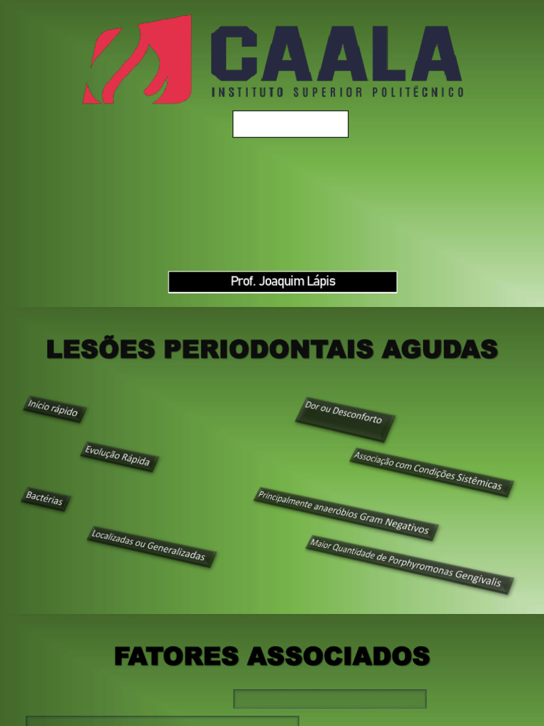 Unidade 1 - Aula 2 PERIO II | PDF