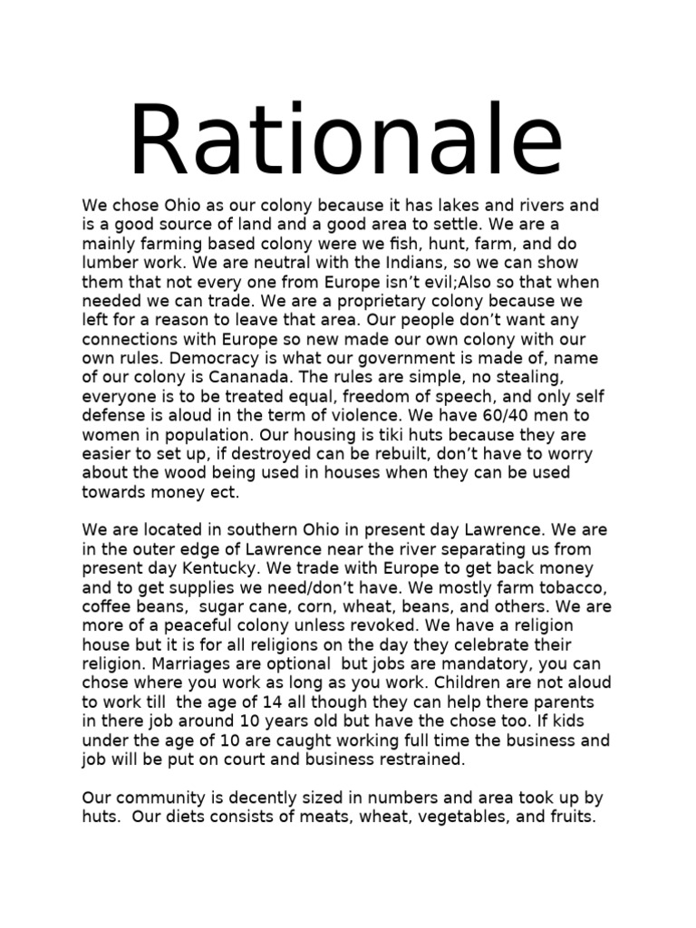 Build A Colony Poster Project | PDF