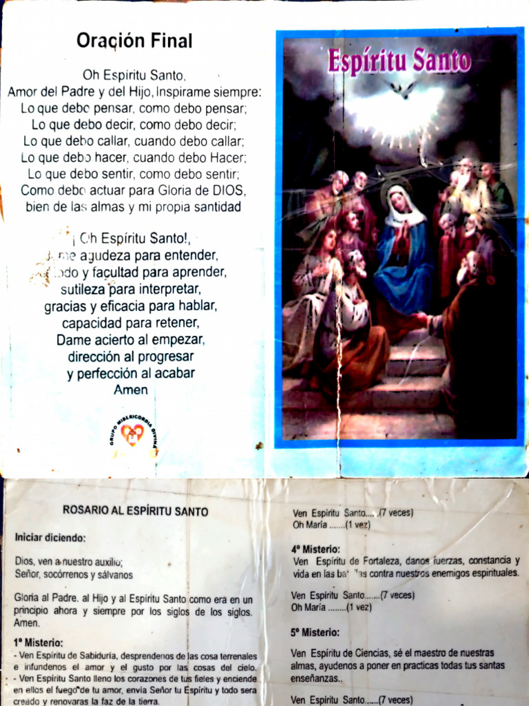 Rosario Espíritu Santo Jp Pdf