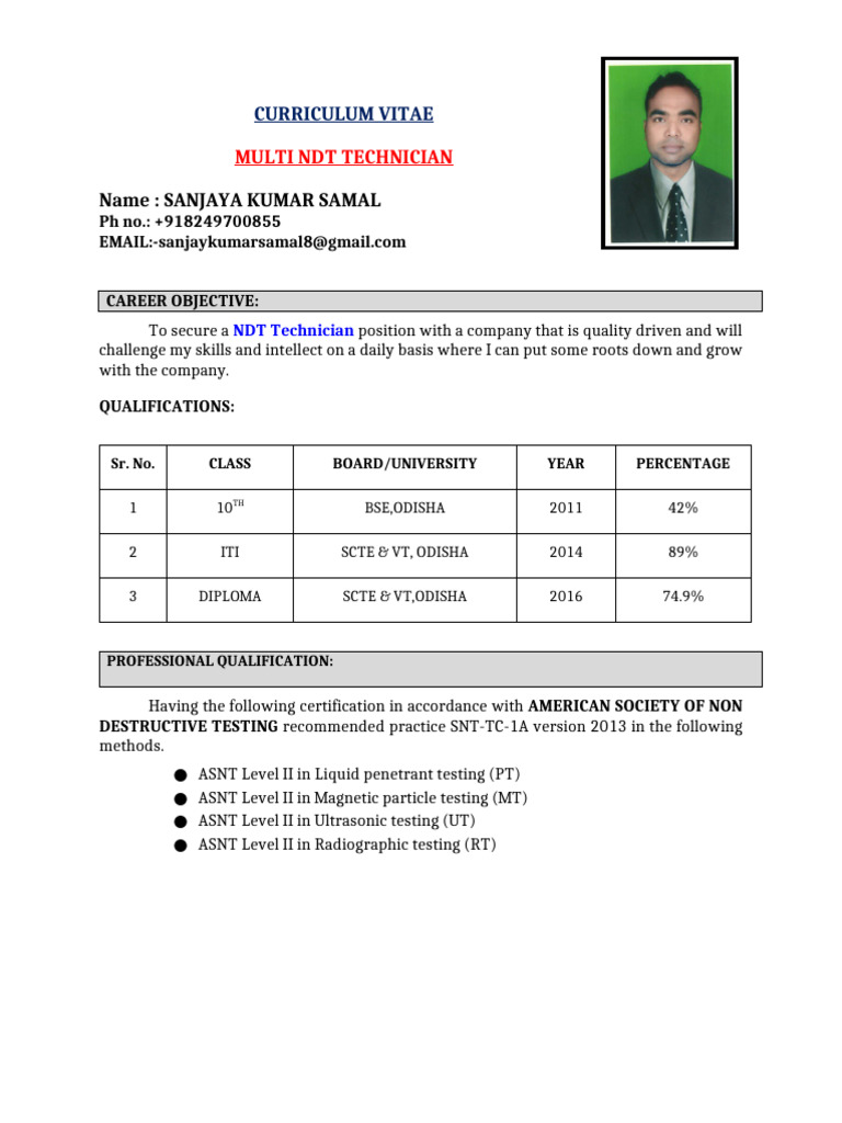 NEW CV SANJAY-1-2 | PDF