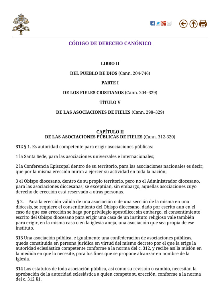 Código de Derecho Canónico | PDF