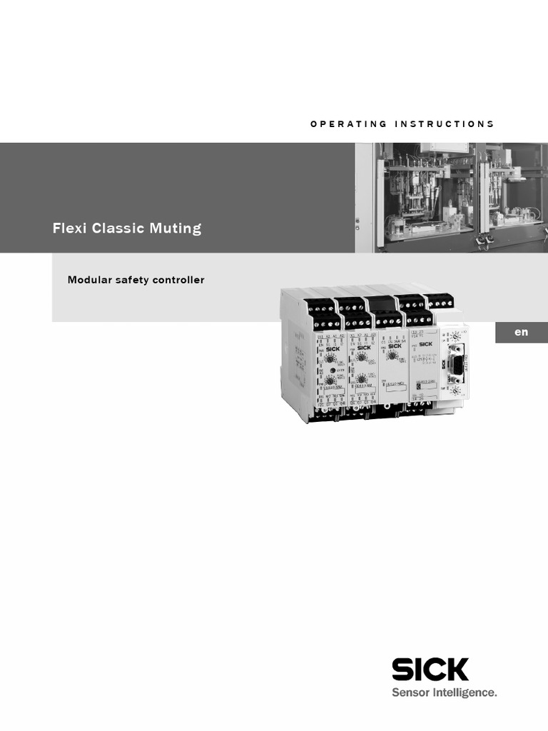 Operating Instructions Flexi Classic Muting Modular Safety Controller en Im0026926 | PDF