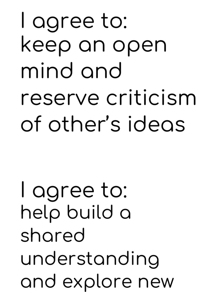 Classroom Agreements Expectations | PDF