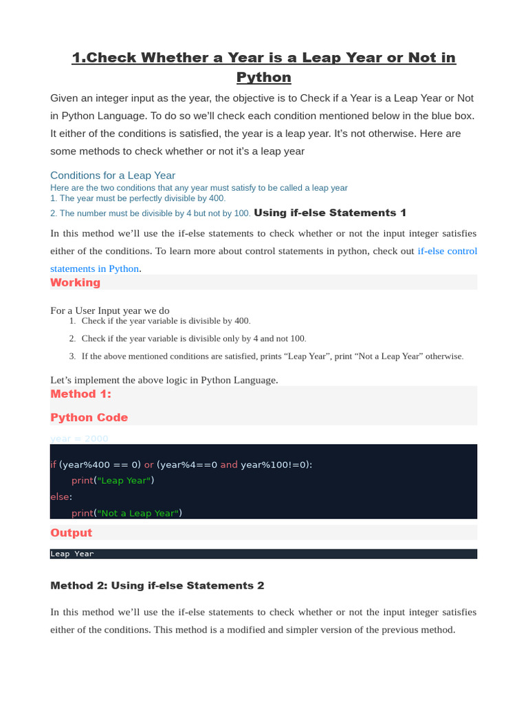 Python Program Important | PDF