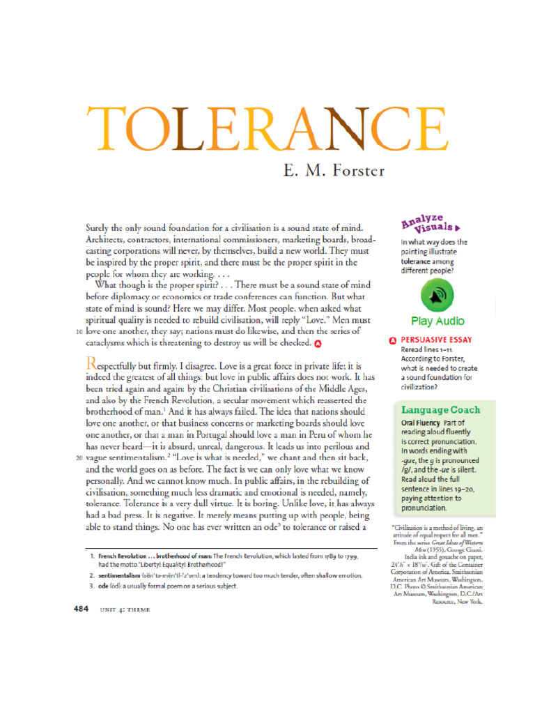 Tolerance | PDF