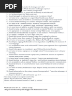 Examples of Debate Motions | PDF