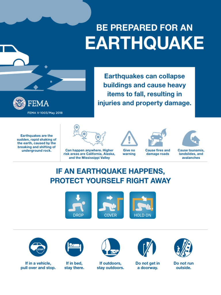 FEMA - Earthquake | PDF | Earthquakes | Natural Disasters