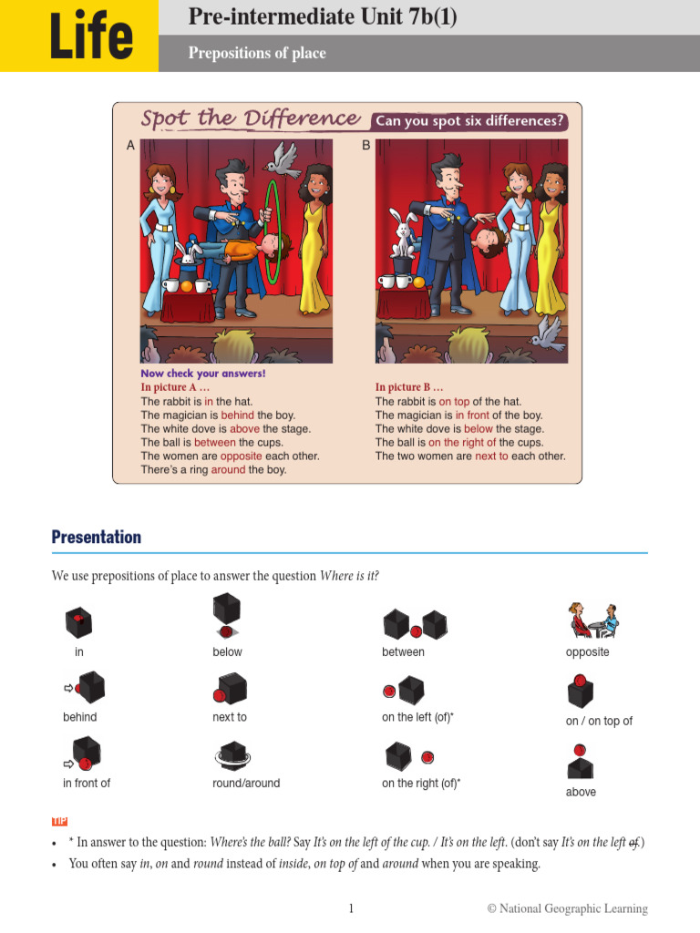 Pre-Intermediate GW 07b-1 | PDF