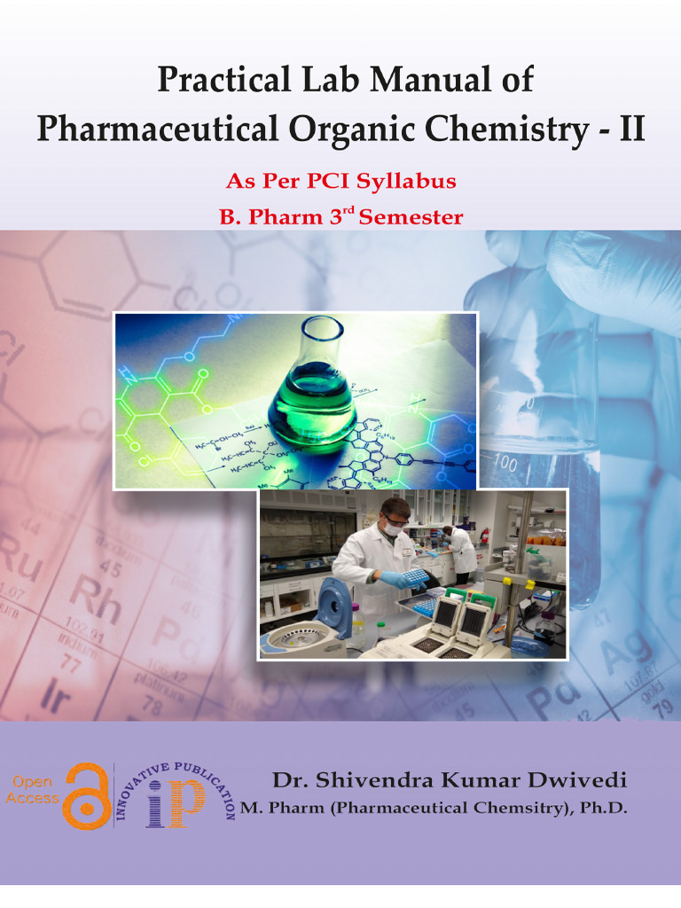 Practical Lab Manual of Pharmaceutical Organic Chemistry - 2 | PDF