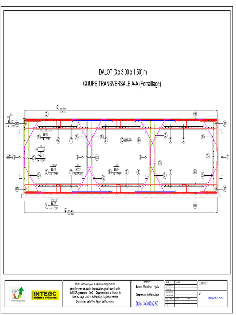 Dalots-3x3.00x1.50 3 | PDF