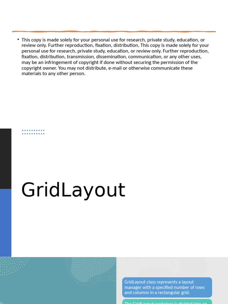3 GridLayout | PDF