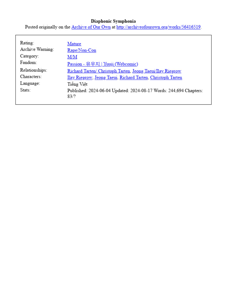 Diaphonic - Symphonia 1 50 | PDF