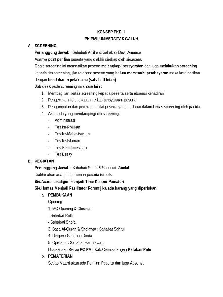 Konsep PKD Iii | PDF