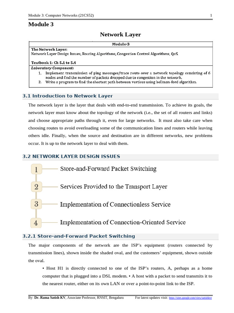 21CS52 CN Module 2 | PDF
