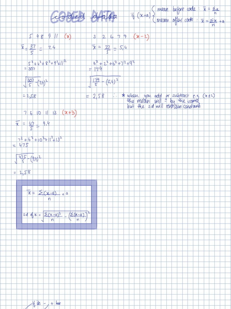 A Level Coded Data Notes | PDF