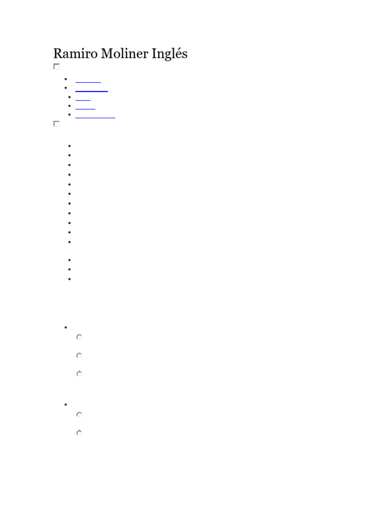 Ramiro Moliner Inglés | PDF