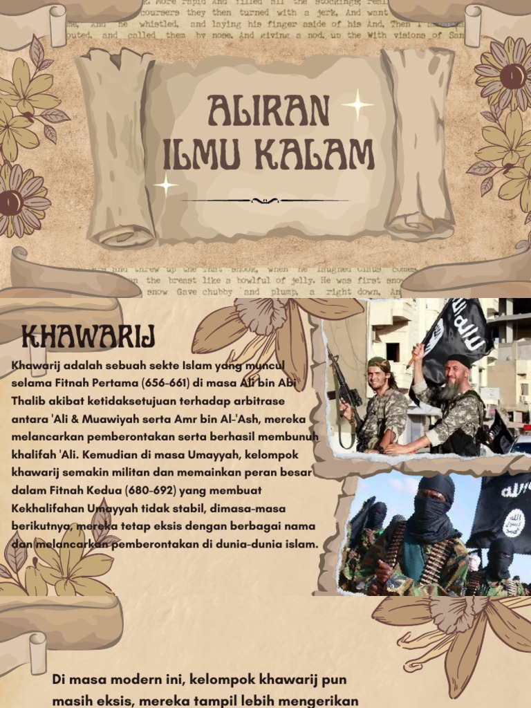 Kelompok Akidah Ilmu Kalam Word | PDF