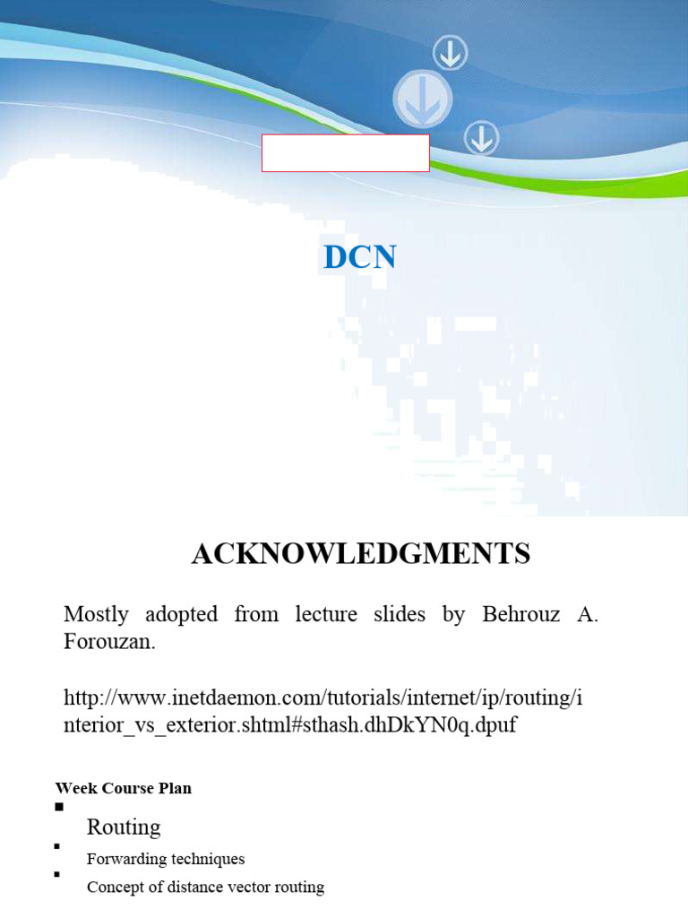12 Routing Forwarding Routing Algo | PDF