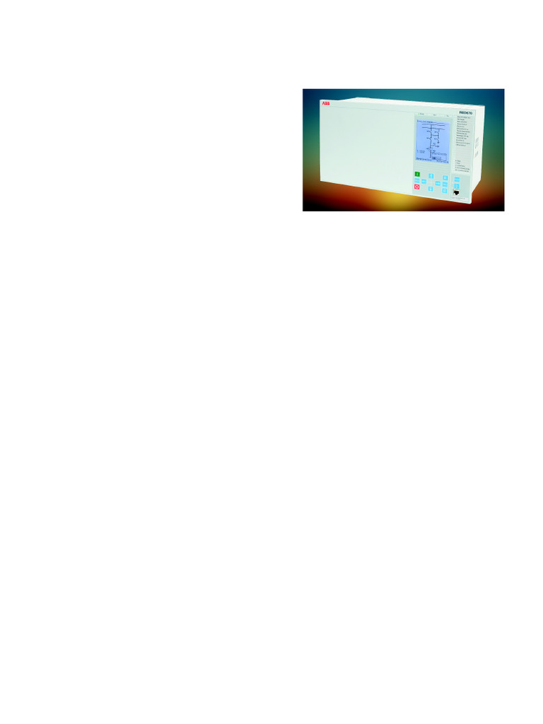 1mrk505133-Uen A Om Red670 | PDF | Electronic Circuits | Business