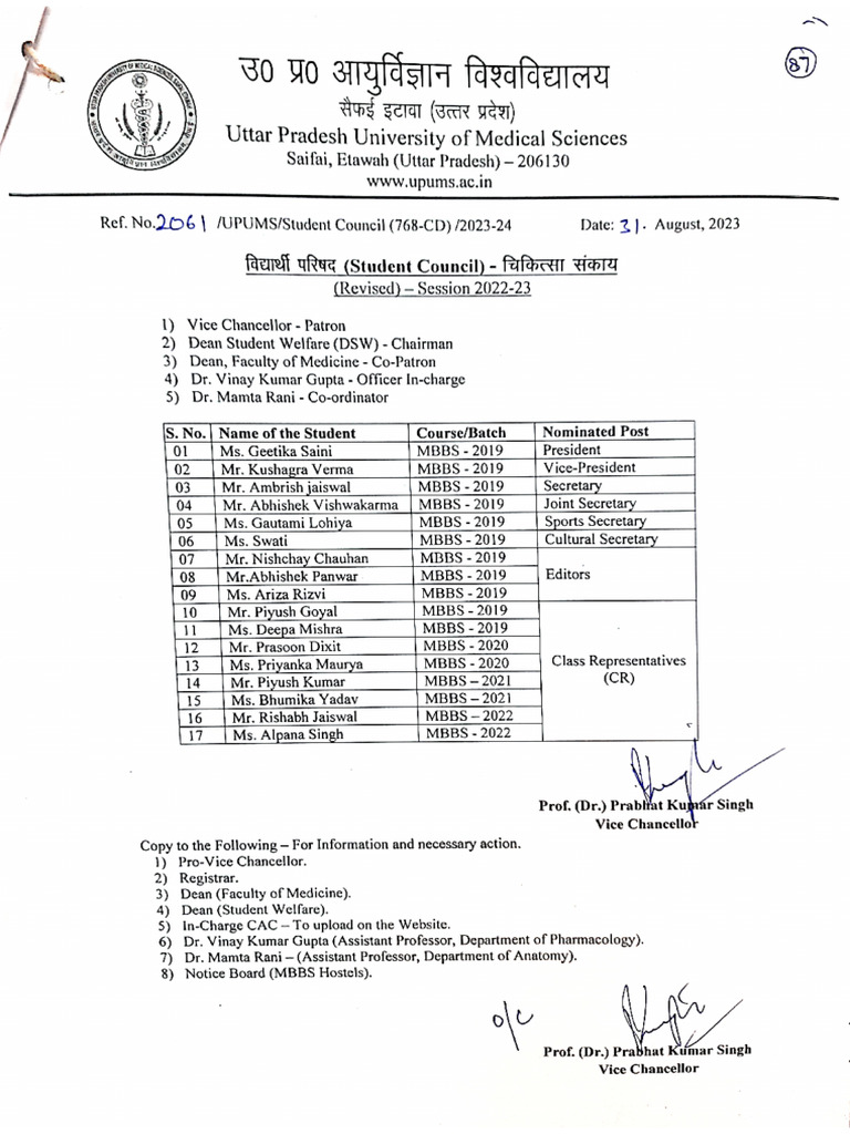 Student Council - Members | PDF