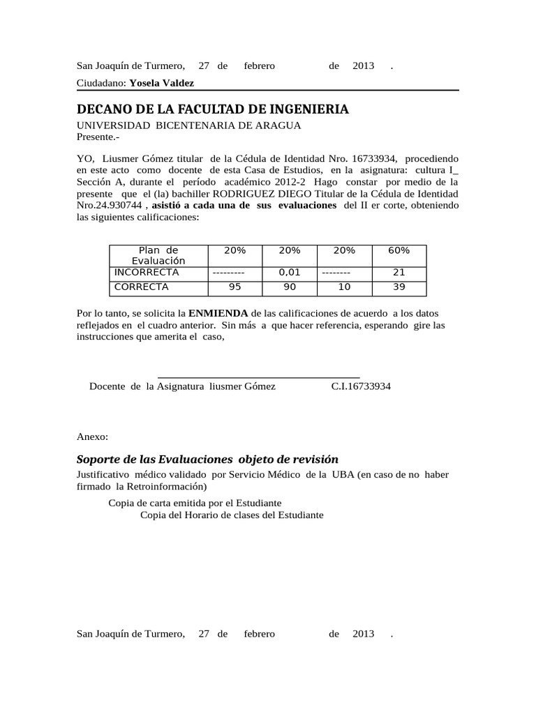 FORMATOS ACTA DE ENMIENDA Modelo-Sol-Enmienda | PDF