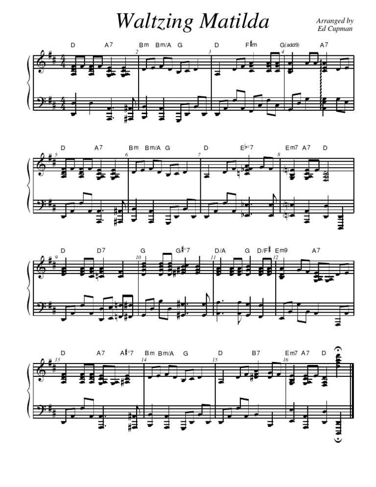 Waltzing Matilda | PDF