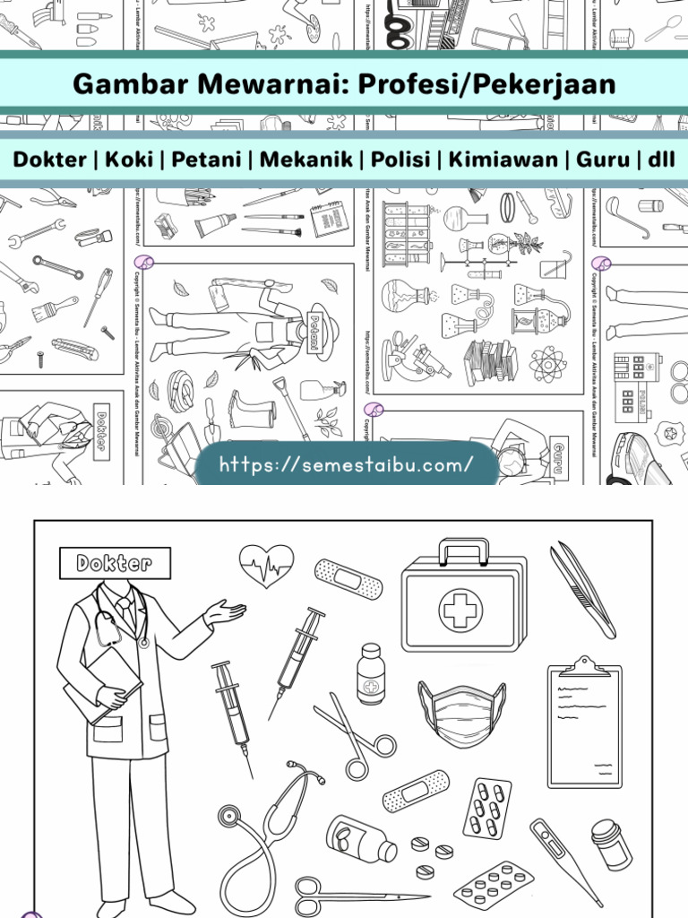 Mewarnai Profesi | PDF