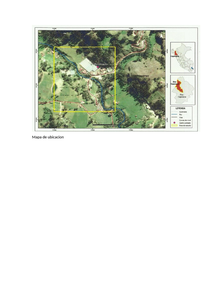 Mapa de Ubicacion Llushcapampa | PDF