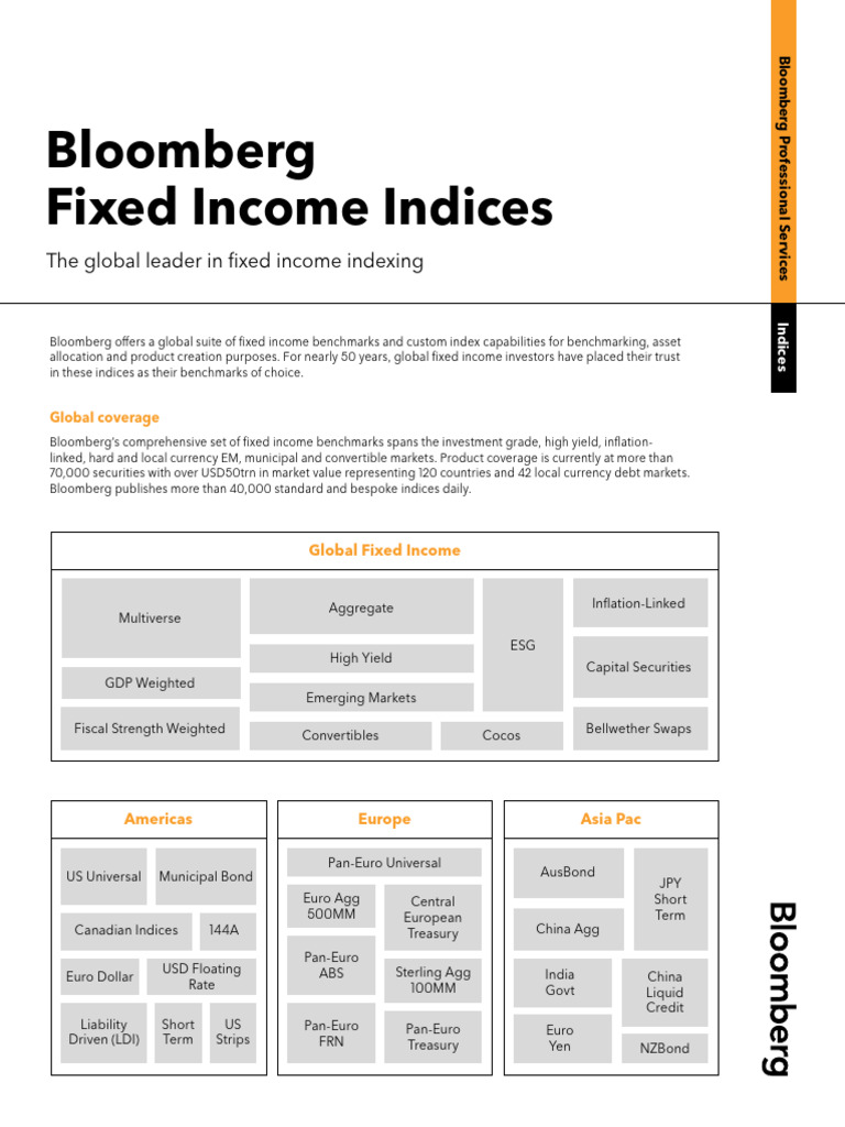 Bloomberg-Fixed-Income-Indices-Overview | PDF