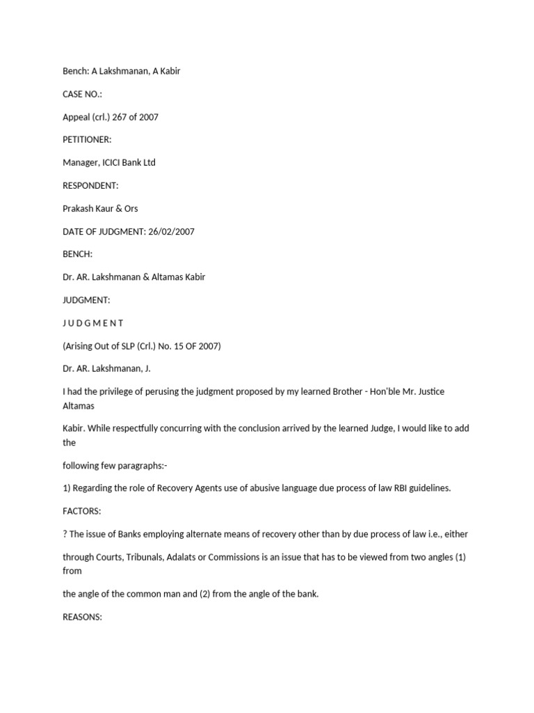 Credit Card Judgement | PDF