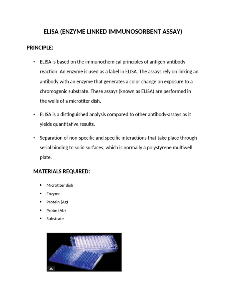 ELISA | PDF