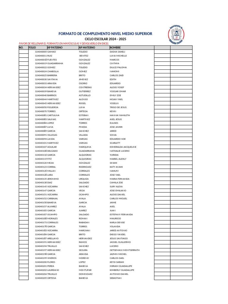 Formato Complemento Nms | PDF
