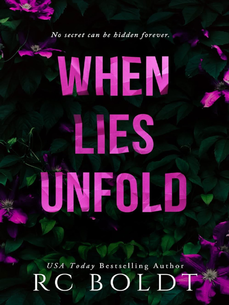 When Lies Unfold - RC Boldt | PDF