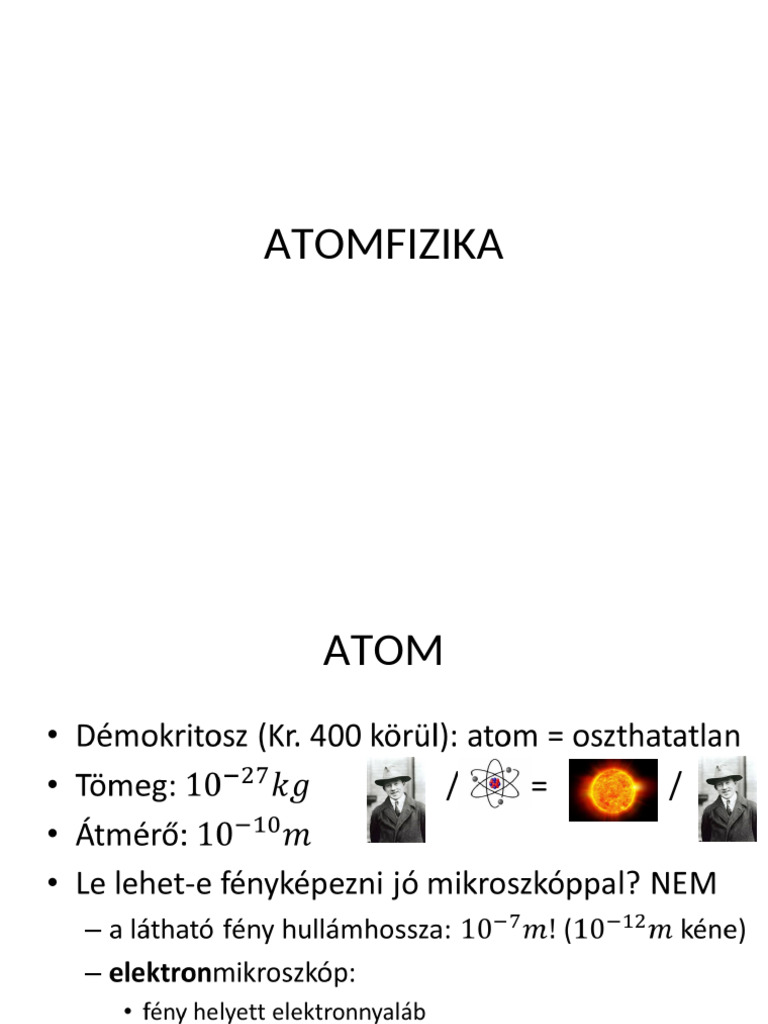 Atomfizikaregi | PDF